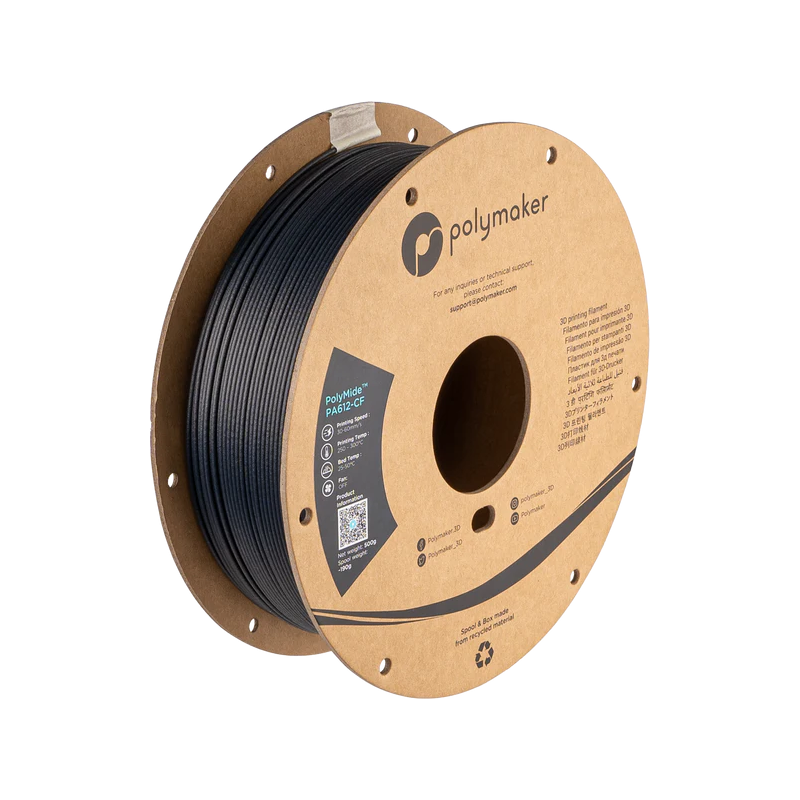 Polymaker PolyMide PA612-CF Black 500g Couleur Noir Diamètre 1.75 mm ...