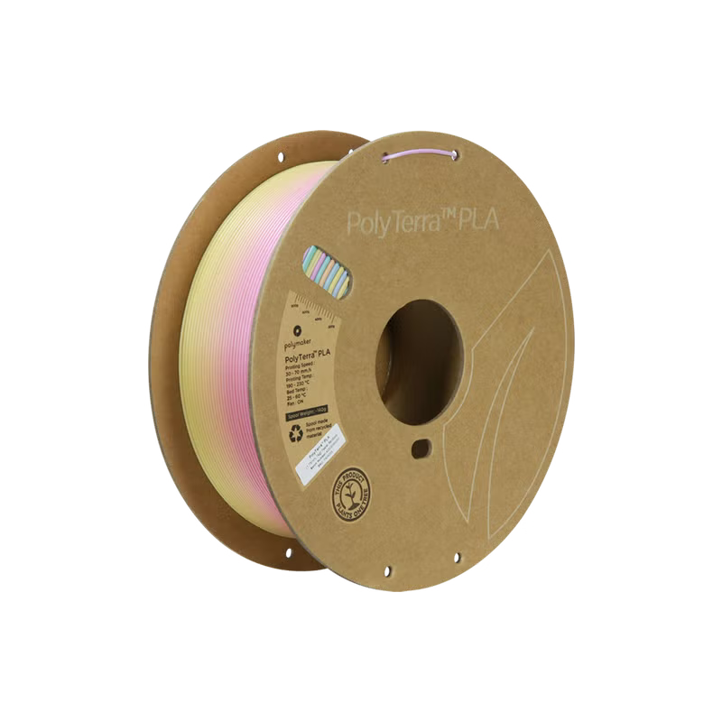 Polymaker PolyTerra PLA Pastel Rainbow Diamètre 1.75 mm Poids 1 Kg ...