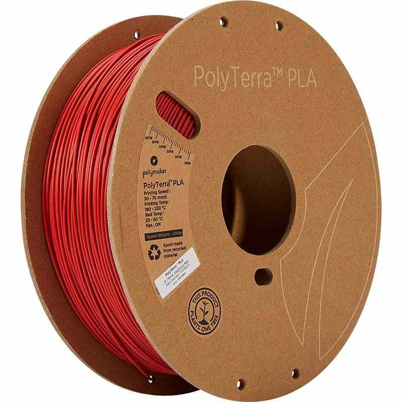Polymaker PolyTerra Army Red - Polymaker PolyTerra PLA - 3D FORM