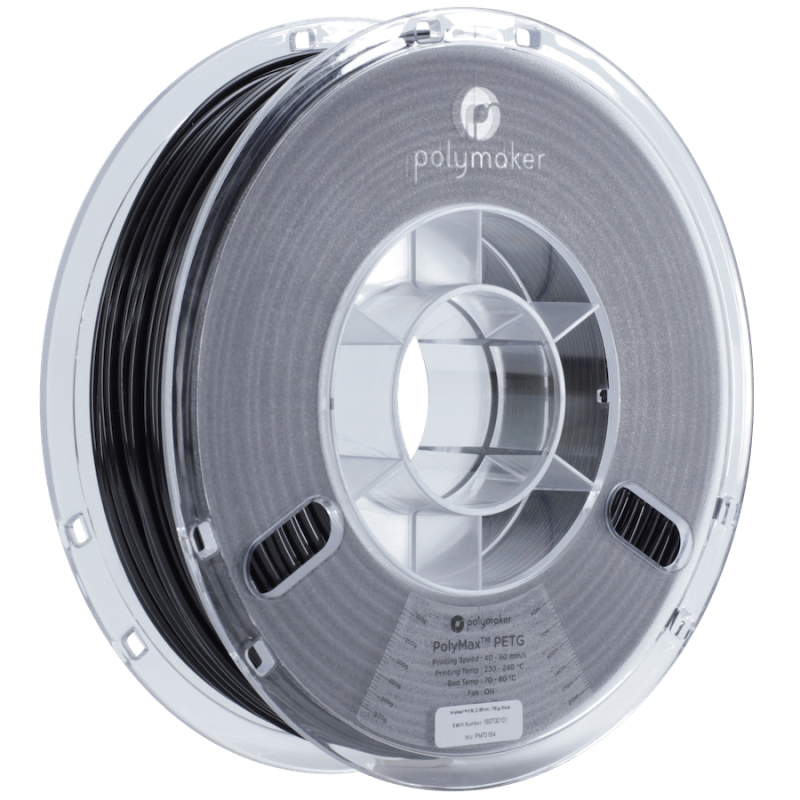 Polymaker Polymax PETG Black Couleur Noir Diamètre 1.75 mm Poids 750g